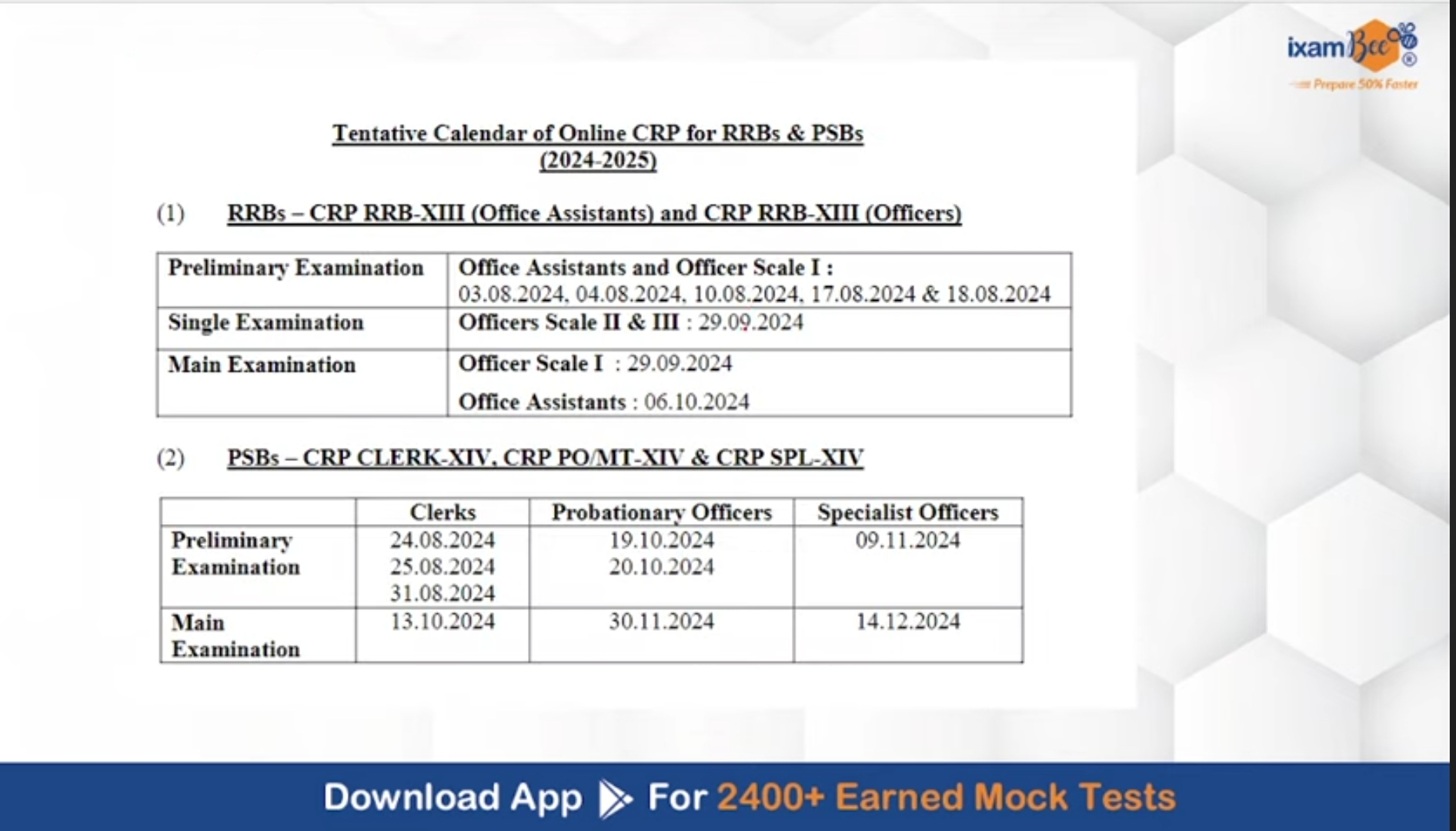 IBPS Calendar 2024-25: Major Changes in Exam Dates and Updated IBPS ... IBPS Calendar 2024-25: Major Changes in Exam Dates and Updated IBPS ...