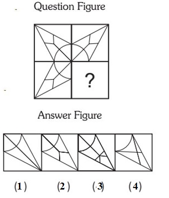 Answer-Identify the figure that completes the pattern. ..149623